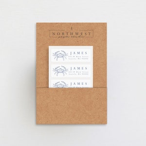 Set of 30 Address Labels | Weatherproof Labels | Return Address ...