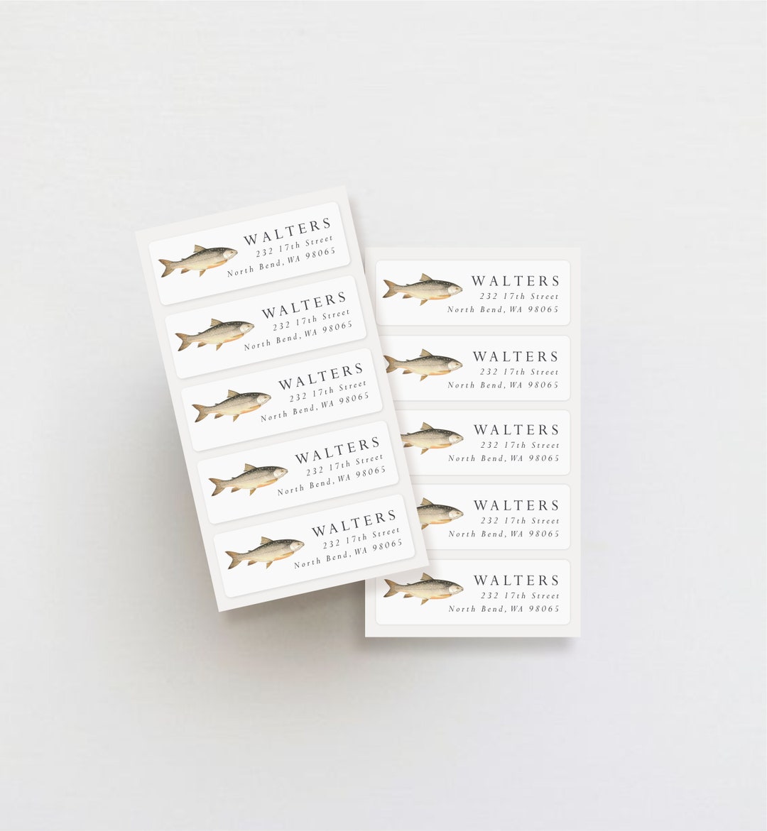 Set of 30 Address Labels Weatherproof Labels Return - Etsy
