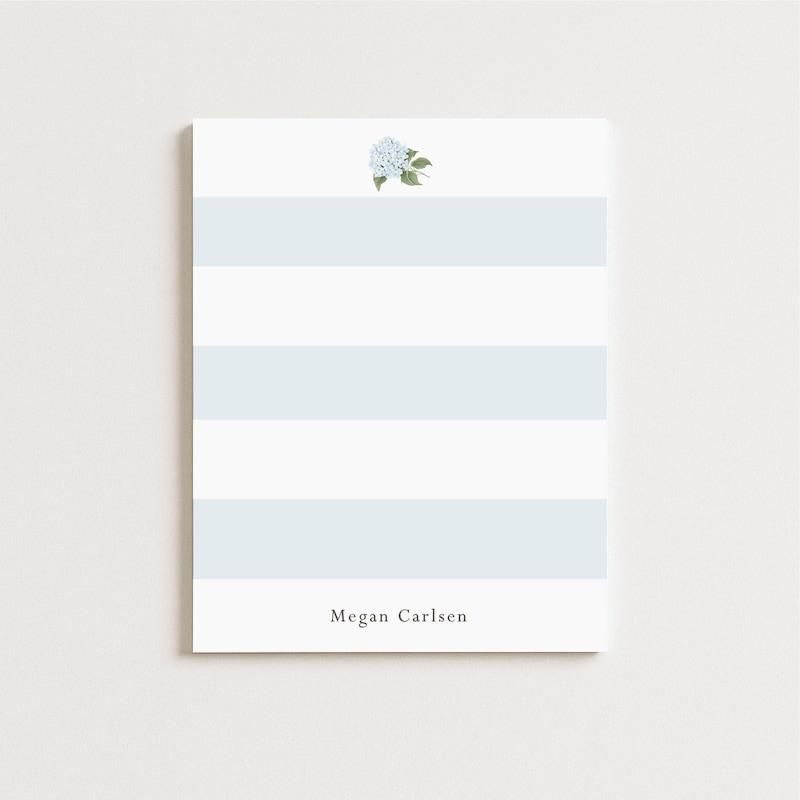 Notepad With Hydrangea - Etsy