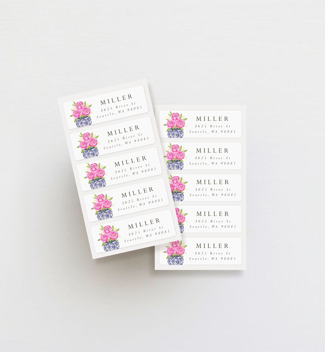 Set of 30 Address Labels | Weatherproof Labels | Return Address ...