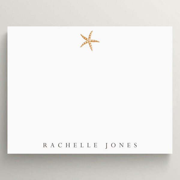 Starfish Note Cards - Etsy