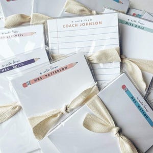 Personalized Notepad | Scalloped Border Notepad | Custom Notepad | Cute ...