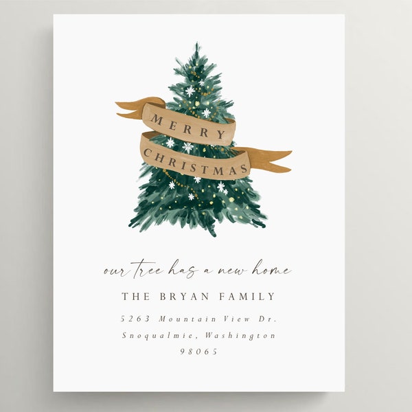 New Address Card - Etsy