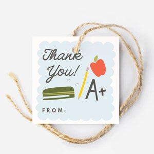 Teacher Appreciation Tag | Digital Download | Printable | Teacher Gift ...