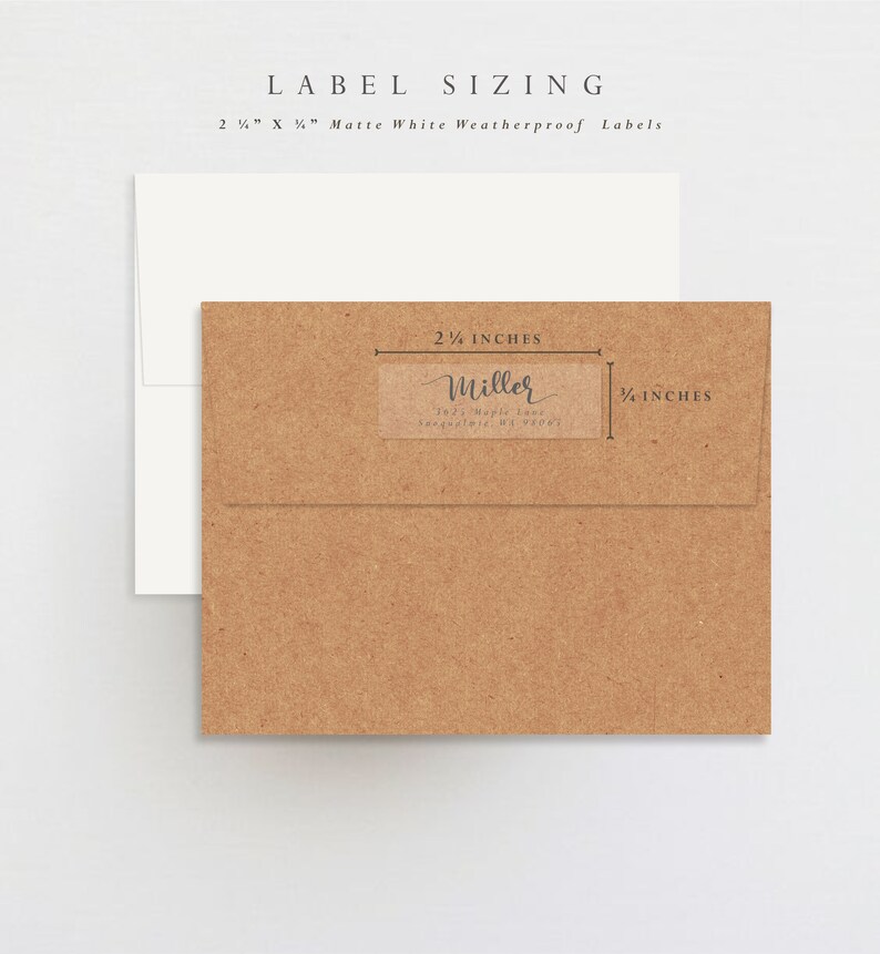 Personalized Return Address Labels Clear Address Labels - Etsy