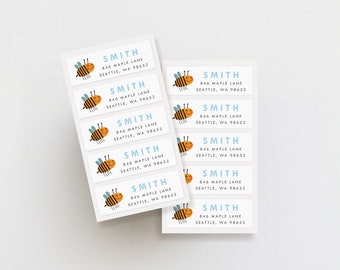 Set of 30 Address Labels Weatherproof Labels Return Address Stickers ...