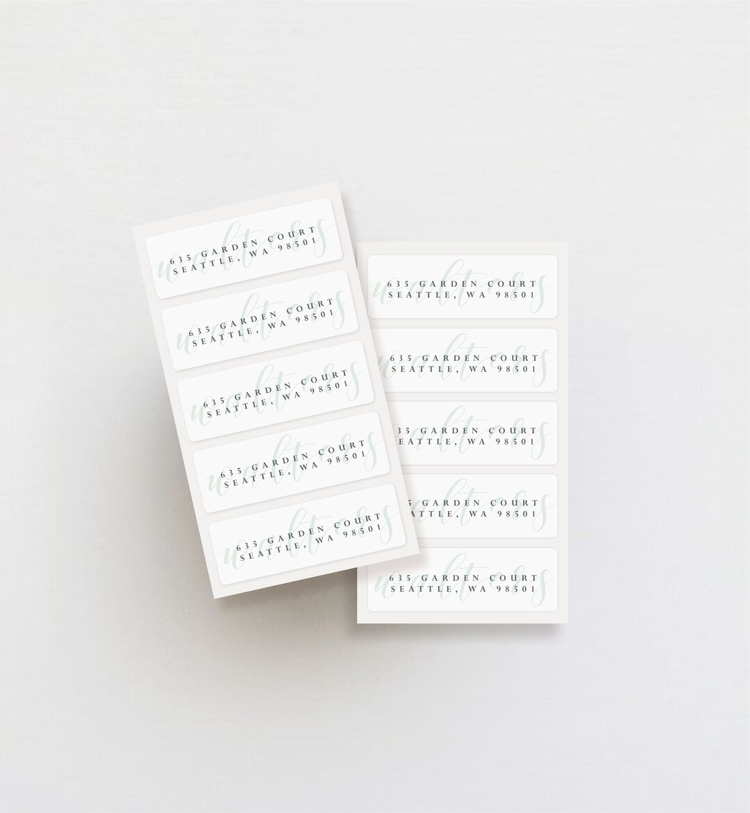 Set of 30 Address Labels | Weatherproof Labels | Return Address ...