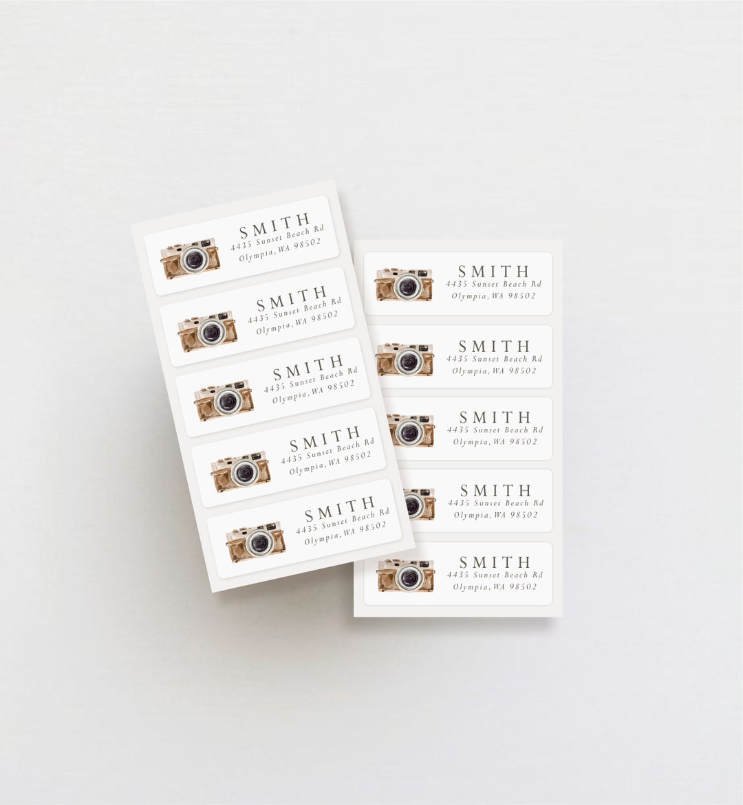 Set of 30 Address Labels | Weatherproof Labels | Return Address ...