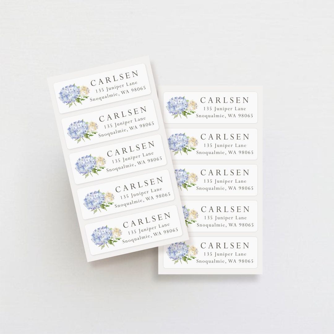 Set of 30 Address Labels | Weatherproof Labels | Return Address ...