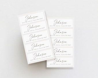 Set of 30 Address Labels Weatherproof Labels Return - Etsy