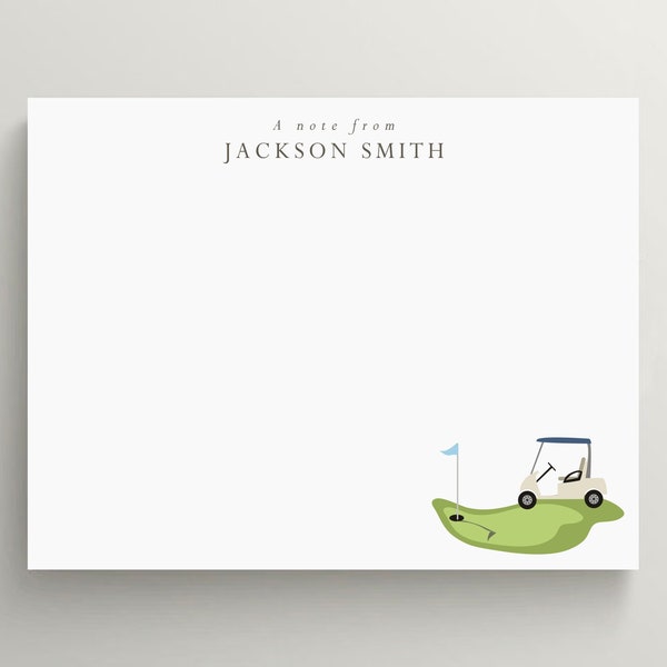 Golf Note Cards - Etsy