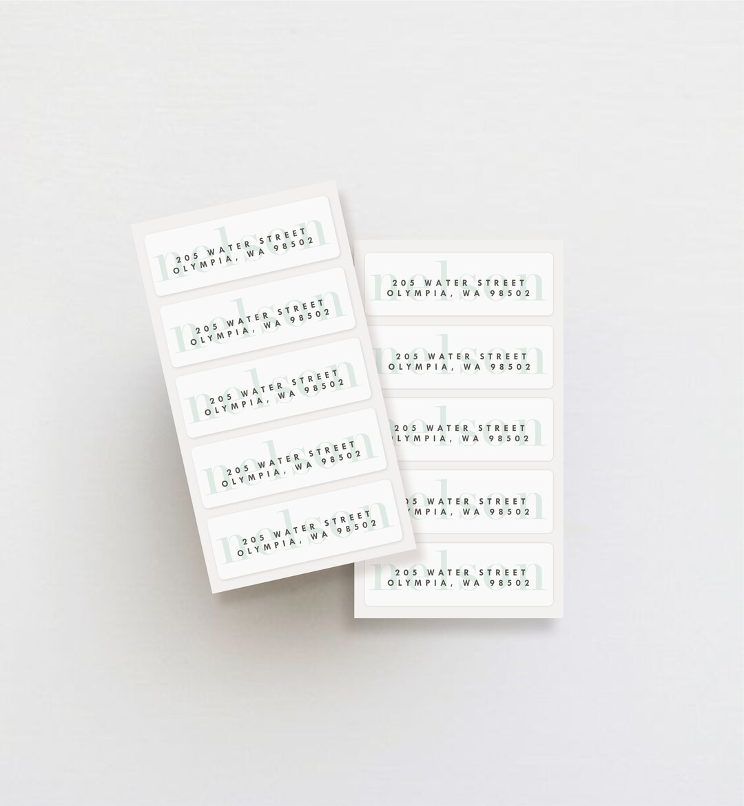 Set of 30 Address Labels | Weatherproof Labels | Return Address ...