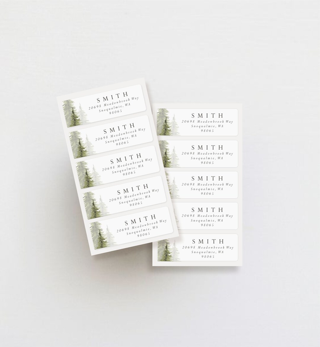 Set of 30 Address Labels | Weatherproof Labels | Return Address ...