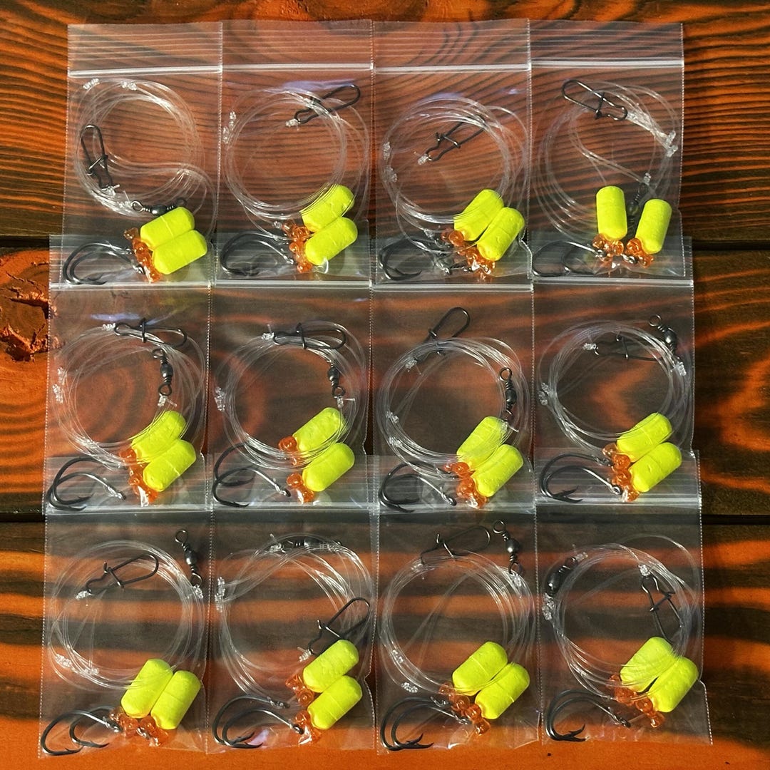 12 - Hi-low, Surf Fishing Rigs, Pompano, Whiting, Snappers, Spots ...