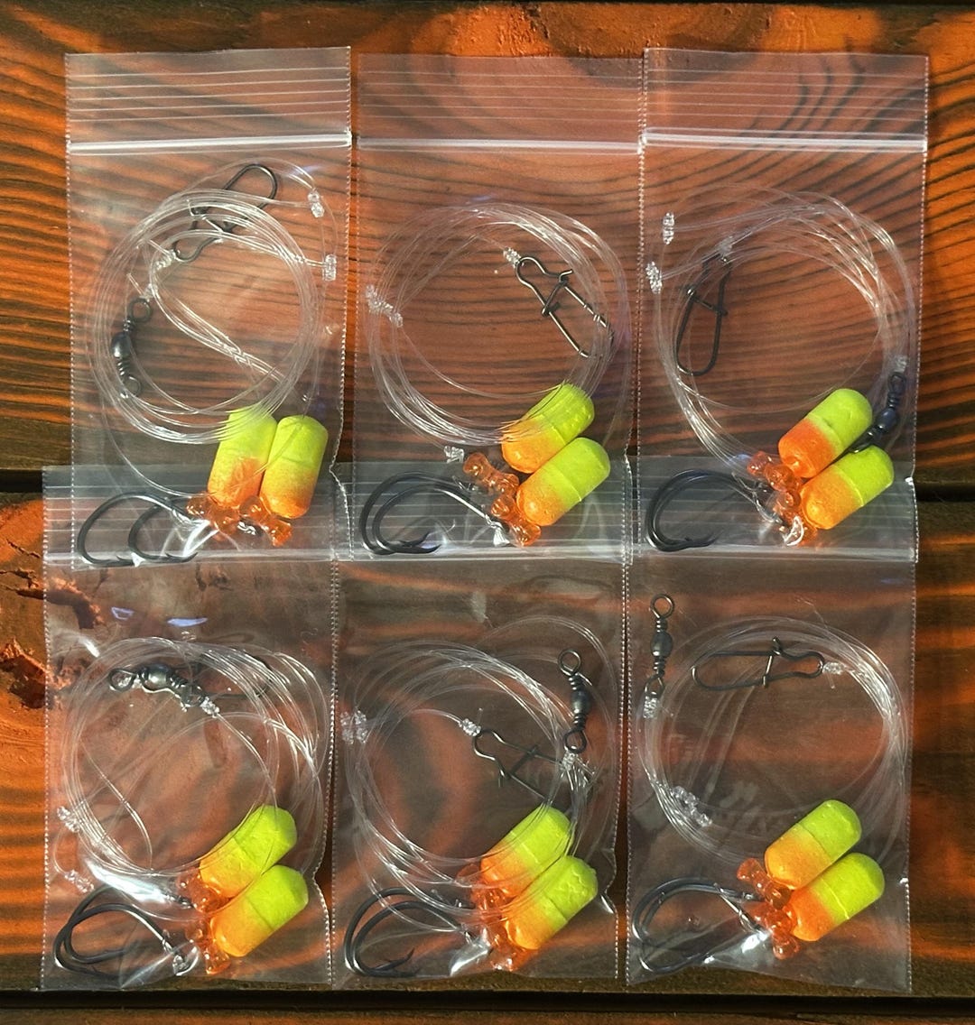 6 - Hi-low, Surf Fishing Rigs, Pompano, Whiting, Snappers, Bluefish ...