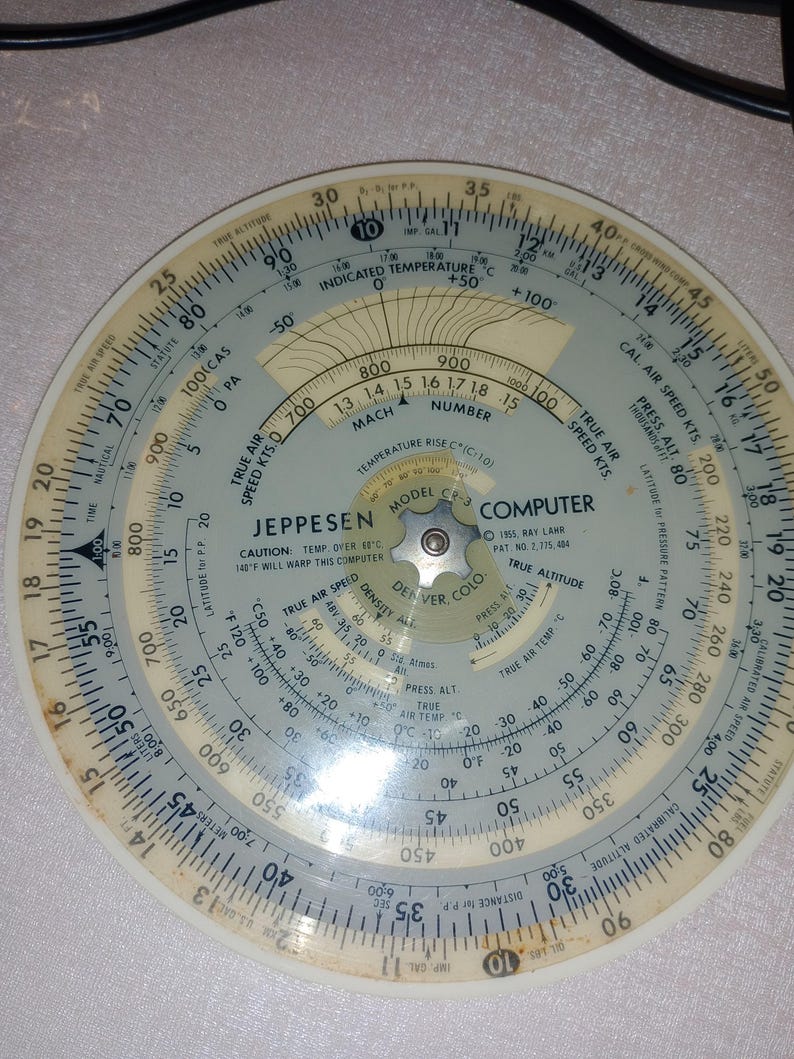 Computer Jeppesen 1955 - Etsy