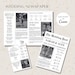 Wedding Newspaper Template, Wedding Program, Newlywed Times, Editable ...