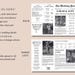 Wedding Newspaper Template, Wedding Program, Newly Times, Editable ...
