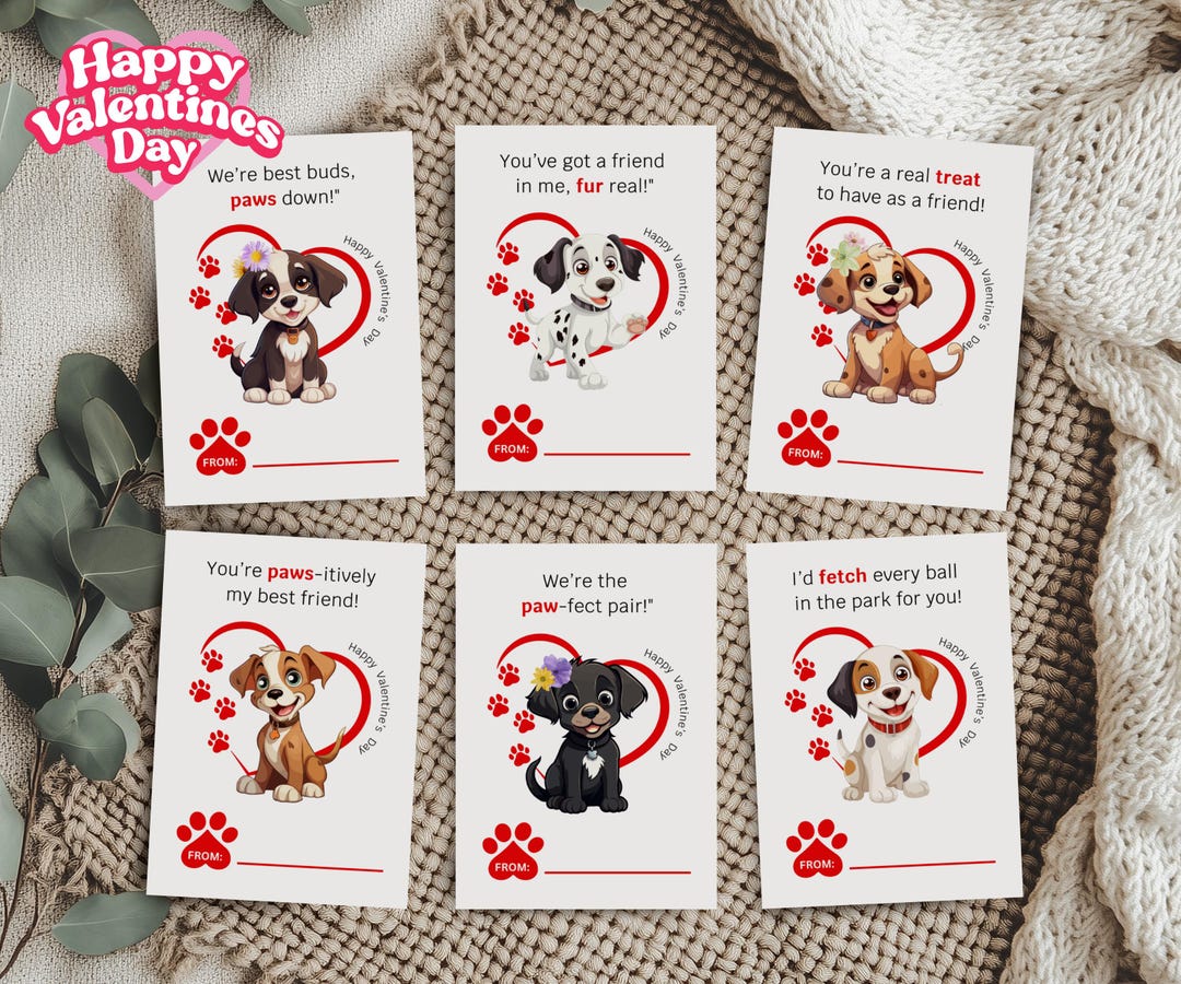 Classroom Valentine's Day Cards for Kids | Printable Valentine's Day ...
