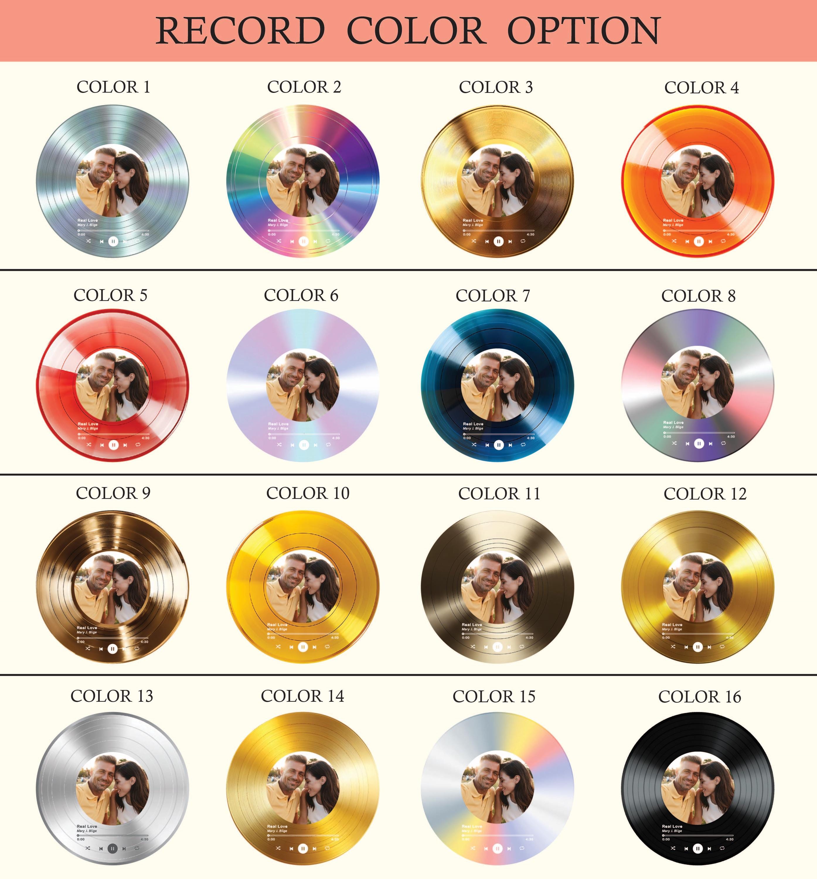 Personalized Vinyl Record With Photo, Custom Plaque, Vinyl Record ...