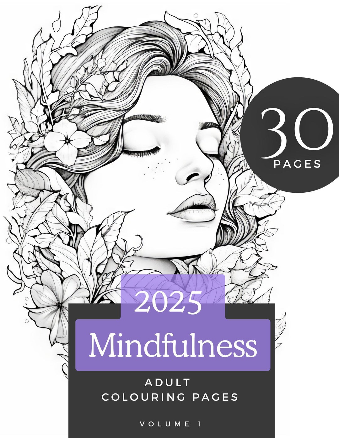 2025 Mindfulness V1 - Adult Colouring Pages - Awake Align Activate - Etsy