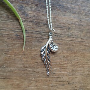 Fiddlehead Fern Necklace. Sterling Silver. Fern Jewelry. Rustic Fern ...