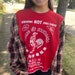 Sriracha Hot Chili Sauce Graphic Repurposed/reworked Flannel Shirt - Etsy