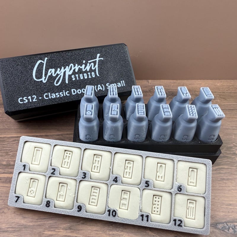 Mini Clay Doors - Etsy