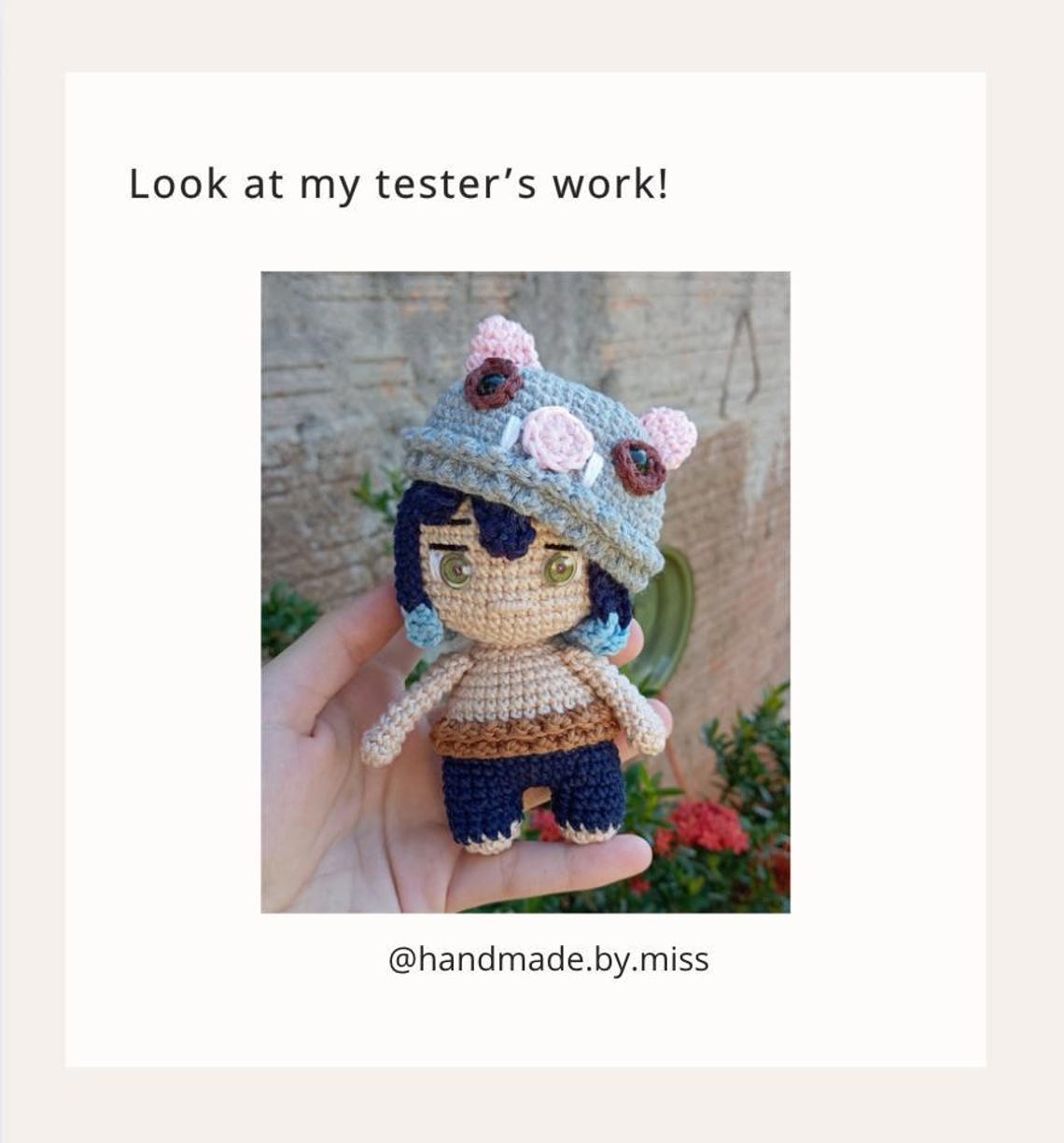 Inosuke Crochet Doll Pattern – Amigurumi From Demon Slayer – Anime PDF ...