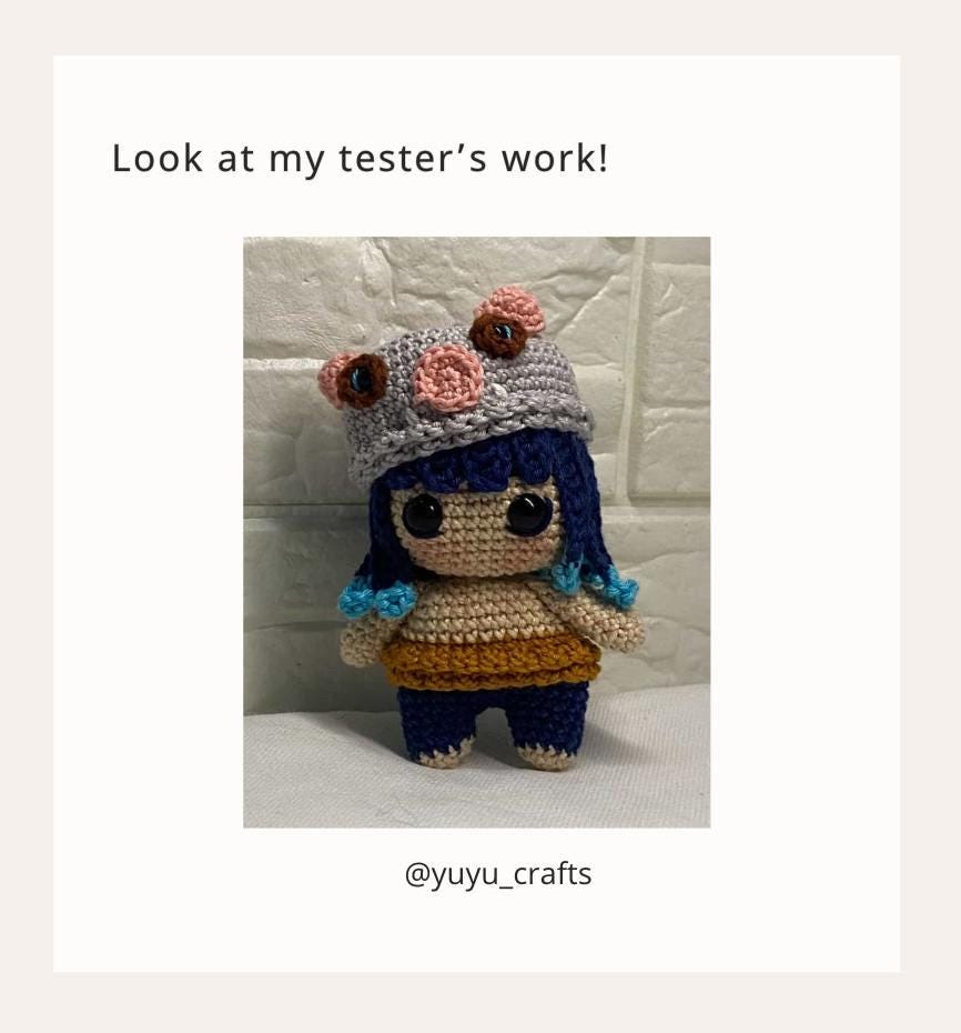 Inosuke Crochet Doll Pattern – Amigurumi From Demon Slayer – Anime PDF ...