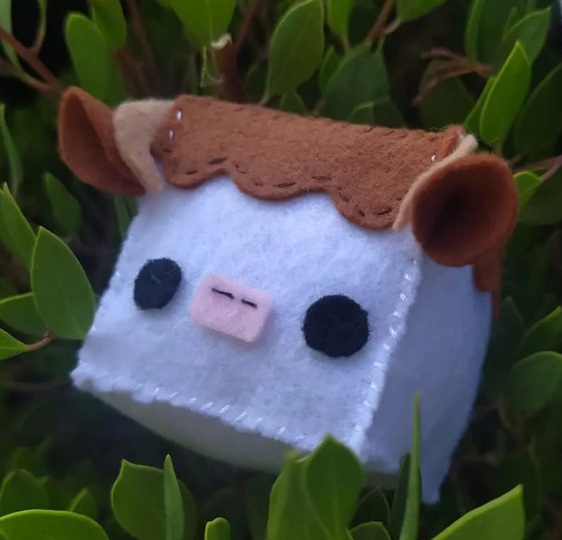 Cube Cow Plushies - Etsy
