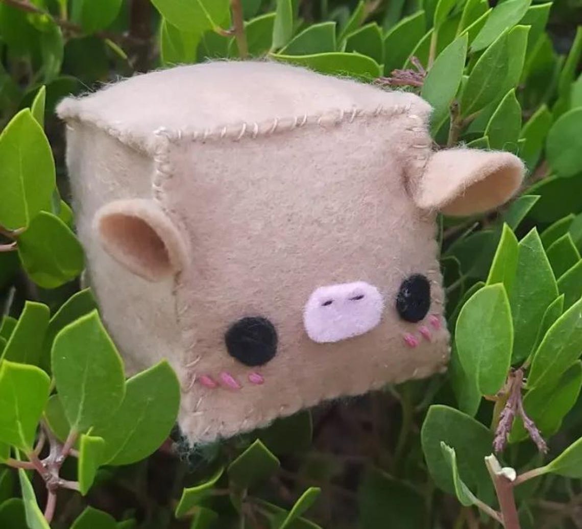 Cube Cow Plushies - Etsy