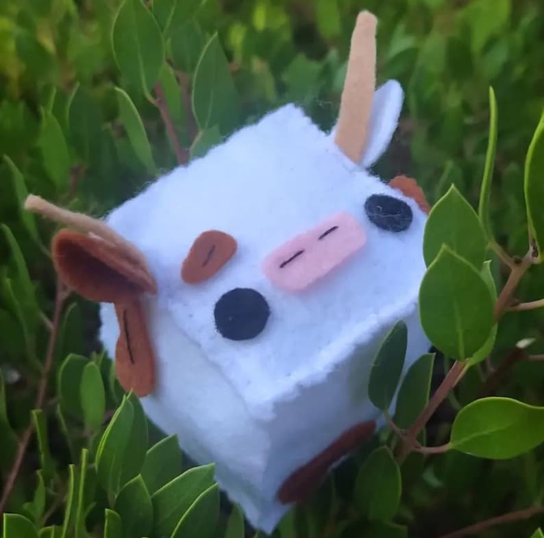 Cube Cow Plushies - Etsy