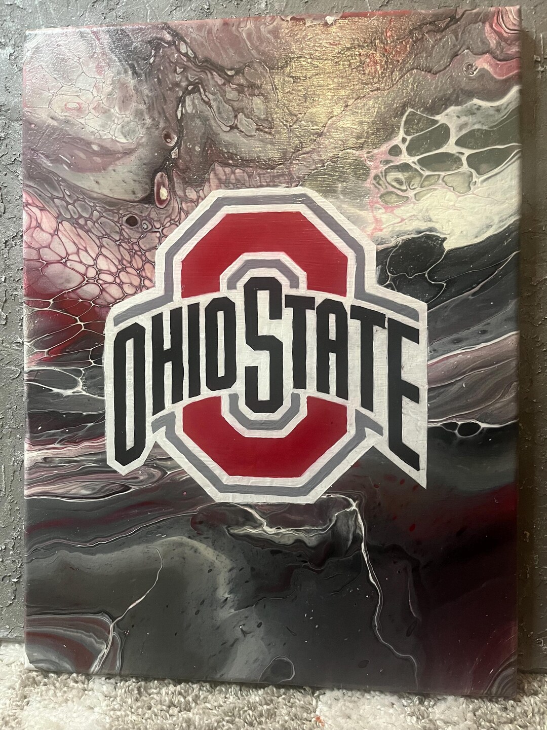 Ohio State Buckeye Art - Etsy