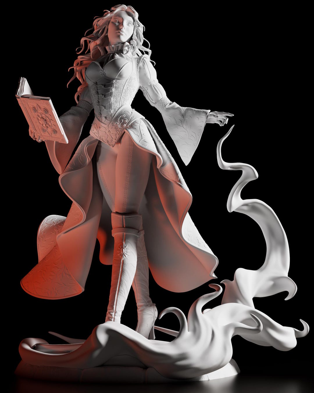 Triss Merigold - the Witcher | Maximum Detailed 12K 3D Printed Figure ...