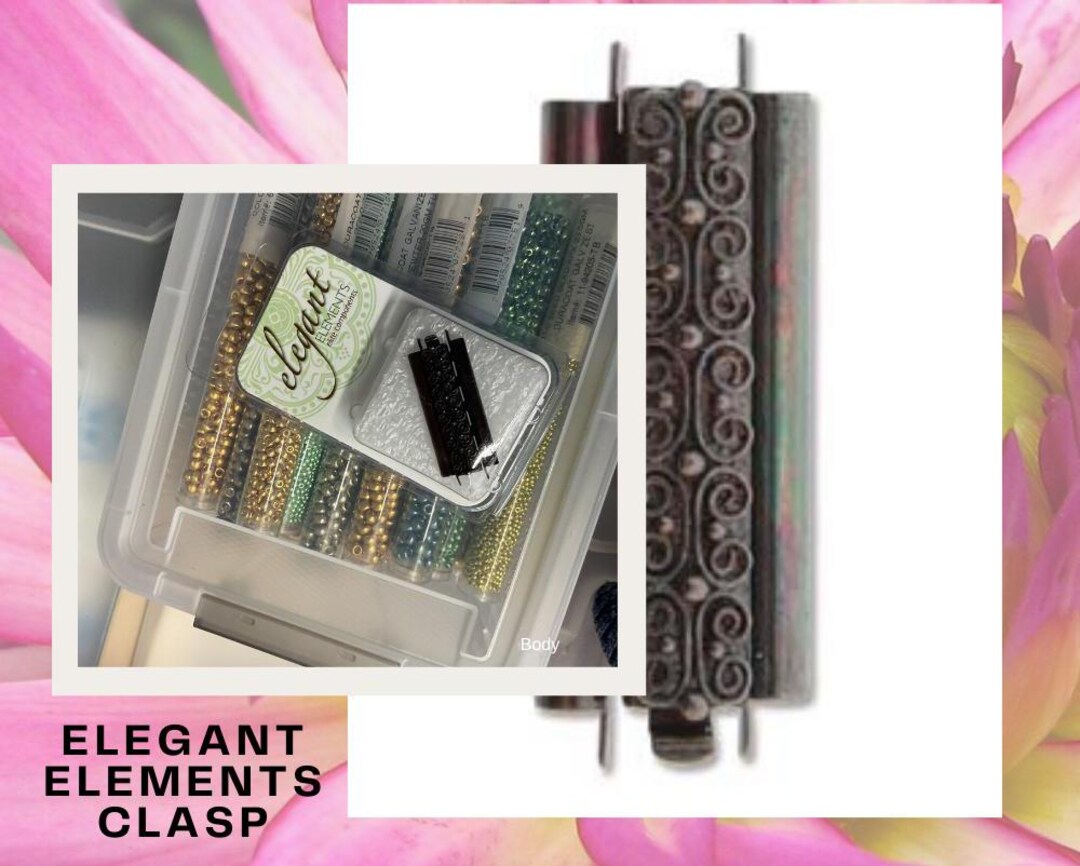 10x29mm Antique Copper Squiggle Design Bead Slide Clasps elegant ...