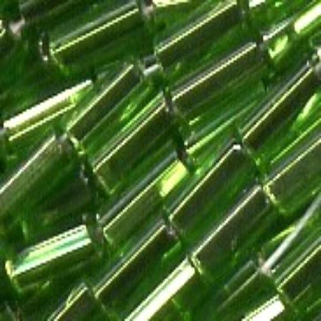 Vintage Czech Glass Bugle Beads Shades of Silverlined: #1 or 2 ...