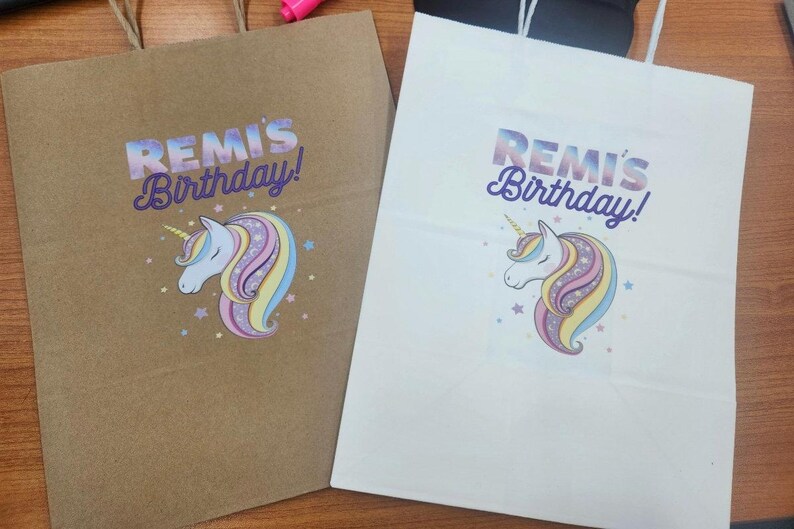 Kids Birthday Goodie Bag, Kids Birthday Bag, Personalized Goodie Bag ...