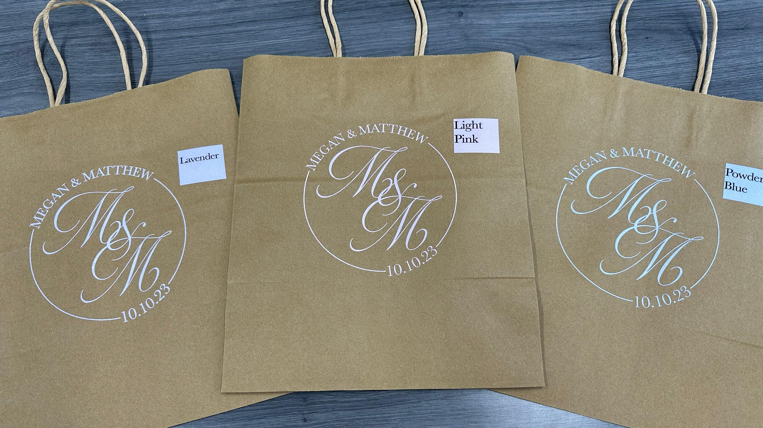 Wedding Welcome Bags Rustic Hotel Bags for Wedding Guests Monogrammed ...