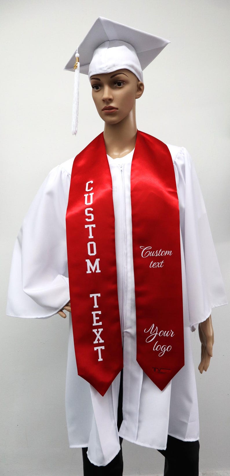 Custom Graduation Stole – Personalized Grad Sash With Name, School, or ...