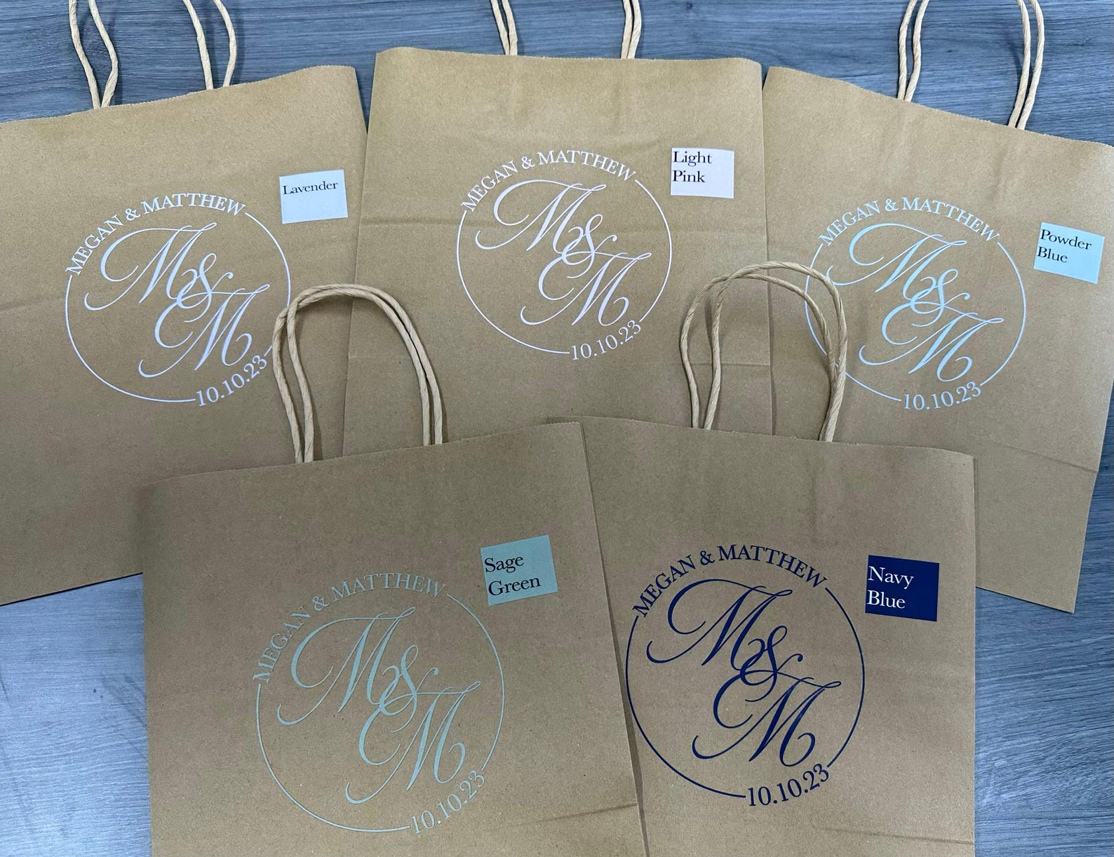Wedding Welcome Bags Rustic Hotel Bags for Wedding Guests Monogrammed ...