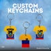 Custom Keychain, Tshirt Keychain, Your Logo on Keychain - Etsy