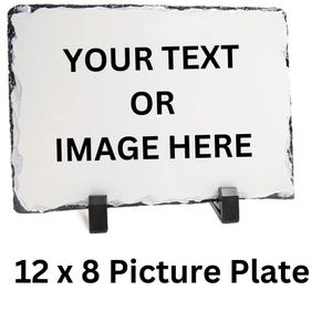 Picture Plate, Your Custom Picture Plate, Personalized Picture With ...