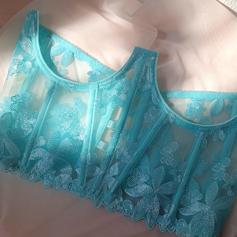 Corset Turquoise - Etsy