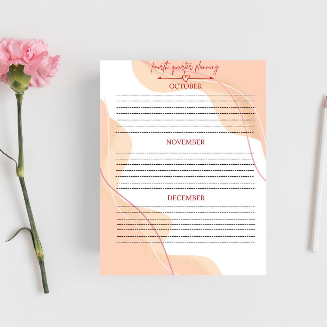 Pdf monthly printable organizer - Etsy España