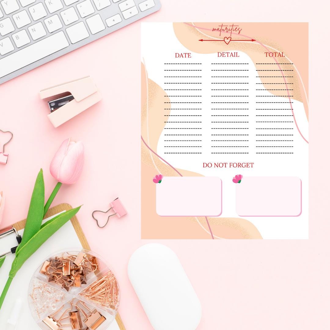 Pdf monthly printable organizer - Etsy España