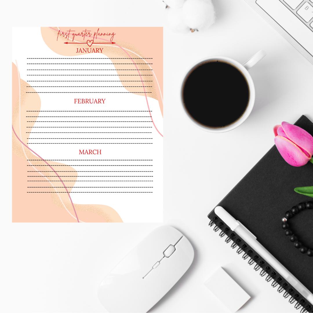 Pdf monthly printable organizer - Etsy España