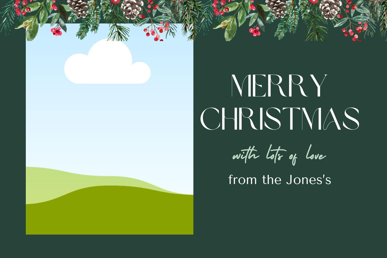 Editable Christmas Card Templates | 10 Unique Holiday Designs ...