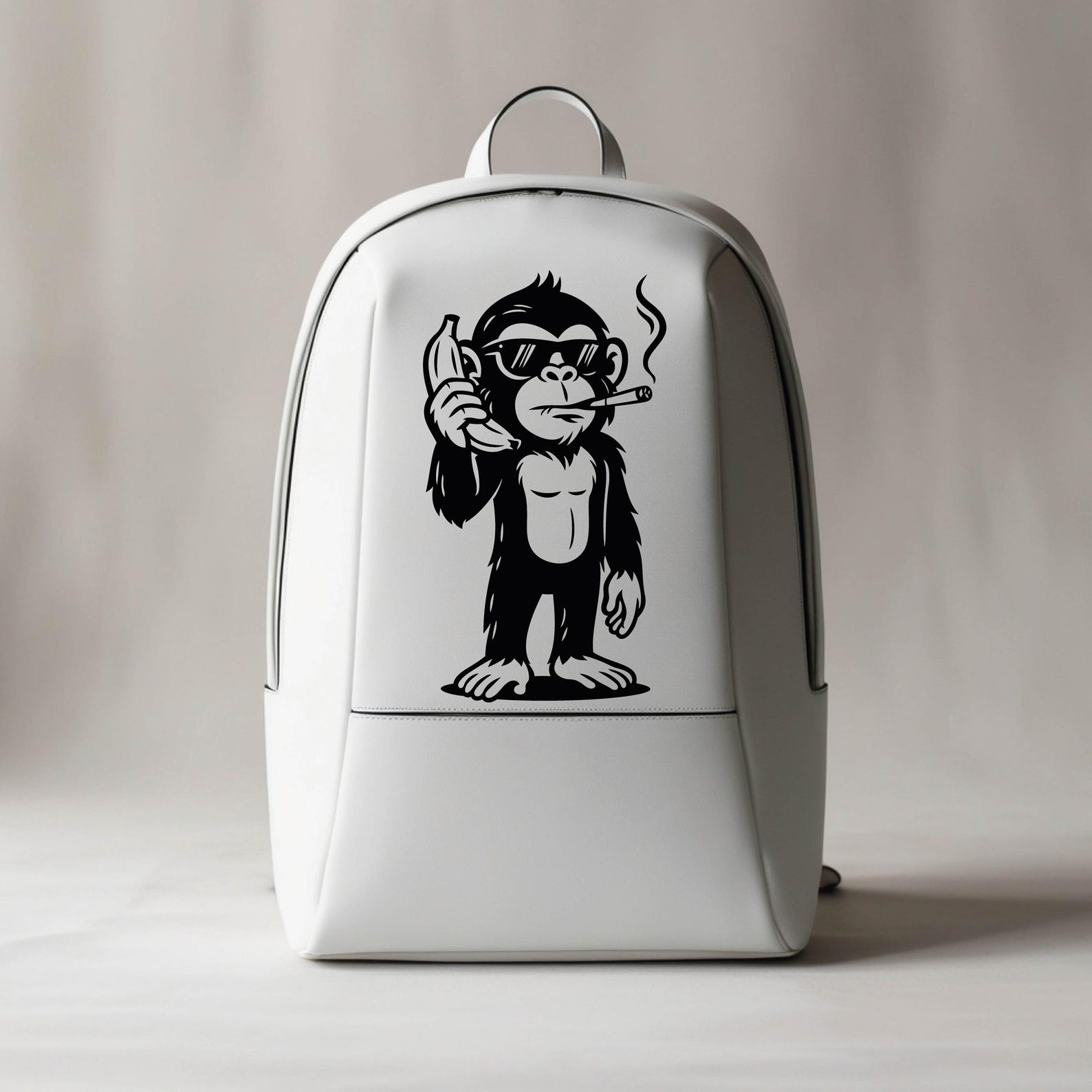 Cool Monkey SVG | Smoking Monkey Clipart | Funny Gorilla SVG ...