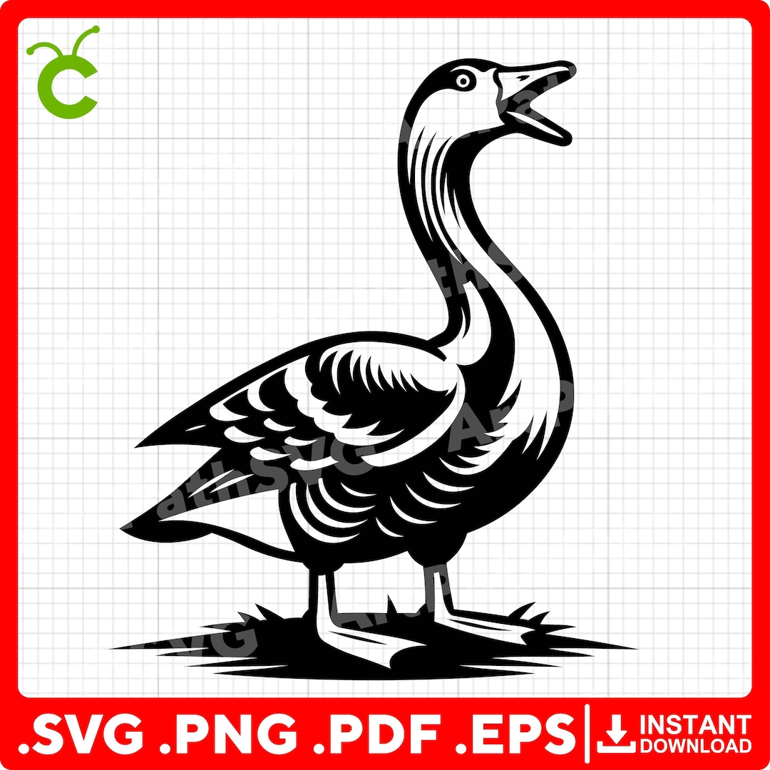 Goose SVG, Goose Design SVG for Cricut – Svg, Pdf, Png, Eps Files ...